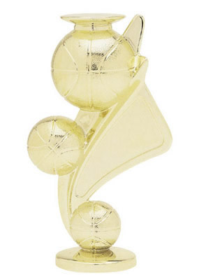 BASKETBALL RISER GOLD 150mm - Trophy Connection