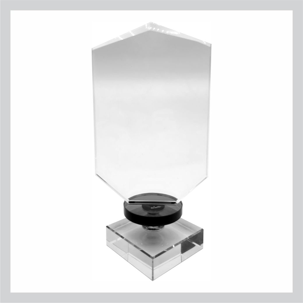 Glass Trophy 190mm 10MM THICK - Trophy Connection